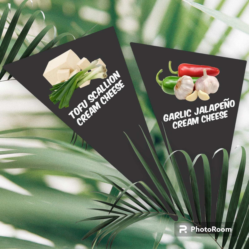 21 pcs Cream Cheese Markers, Labels Food Tags, Cheese Tags, Food Flavo