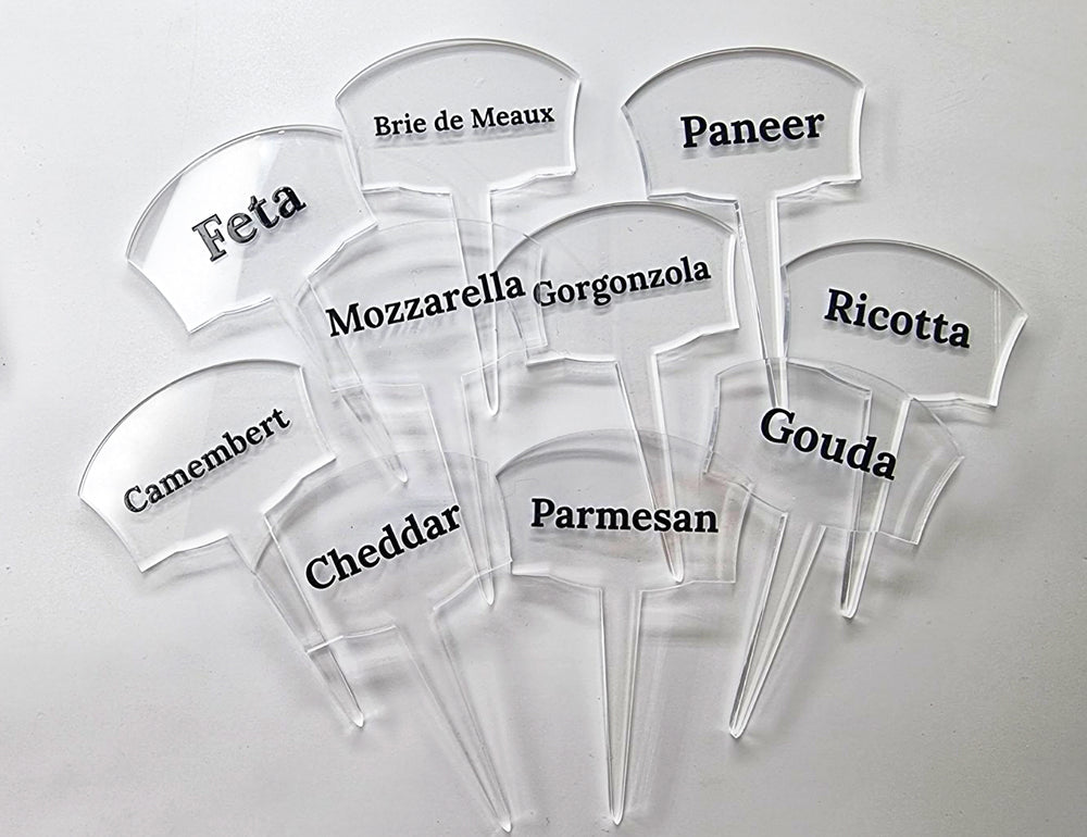 36 pcs Cheese Markers, Labels Food Tags, Cheese Tags, Food Flavor Mark