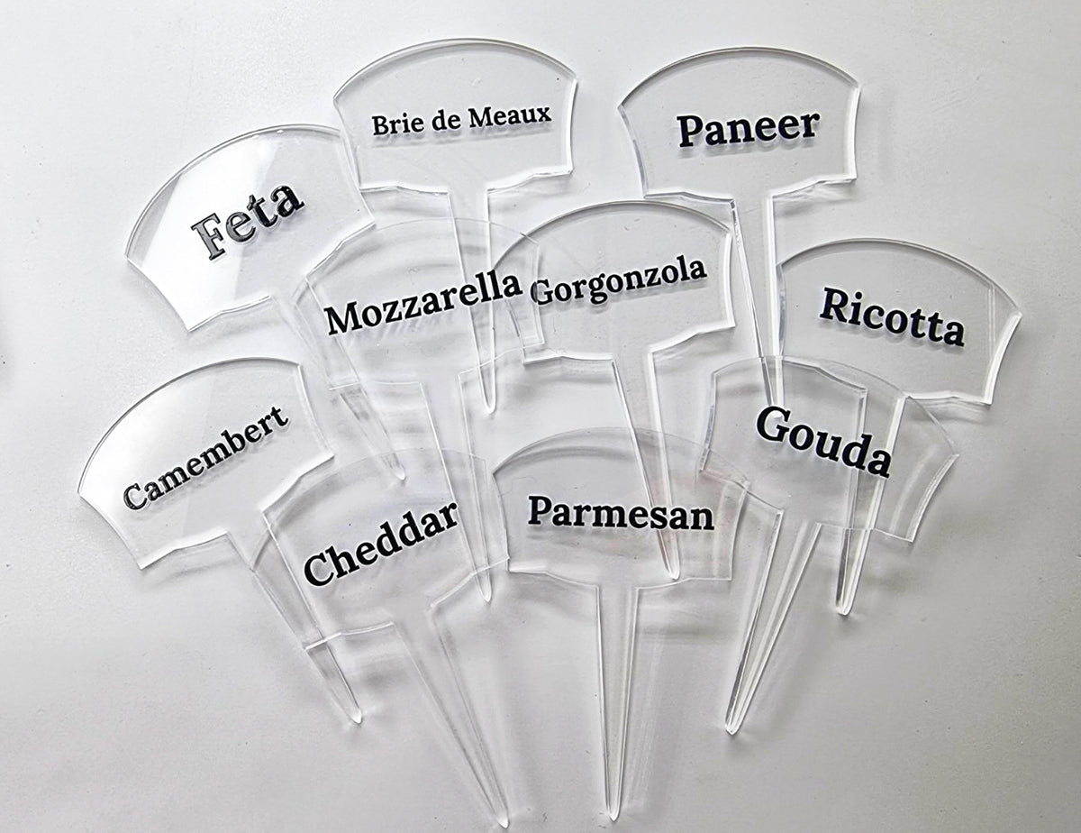 10 pcs Cheese Markers, Labels Food Tags, Cheese Tags, Food Flavor Mark