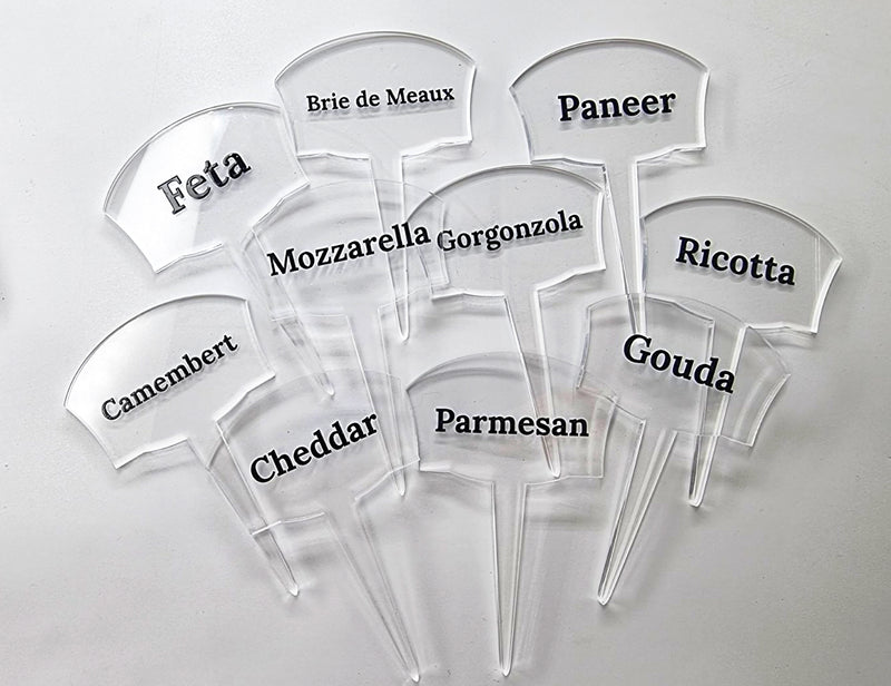 36 pcs Cheese Markers, Labels Food Tags, Cheese Tags, Food Flavor Mark