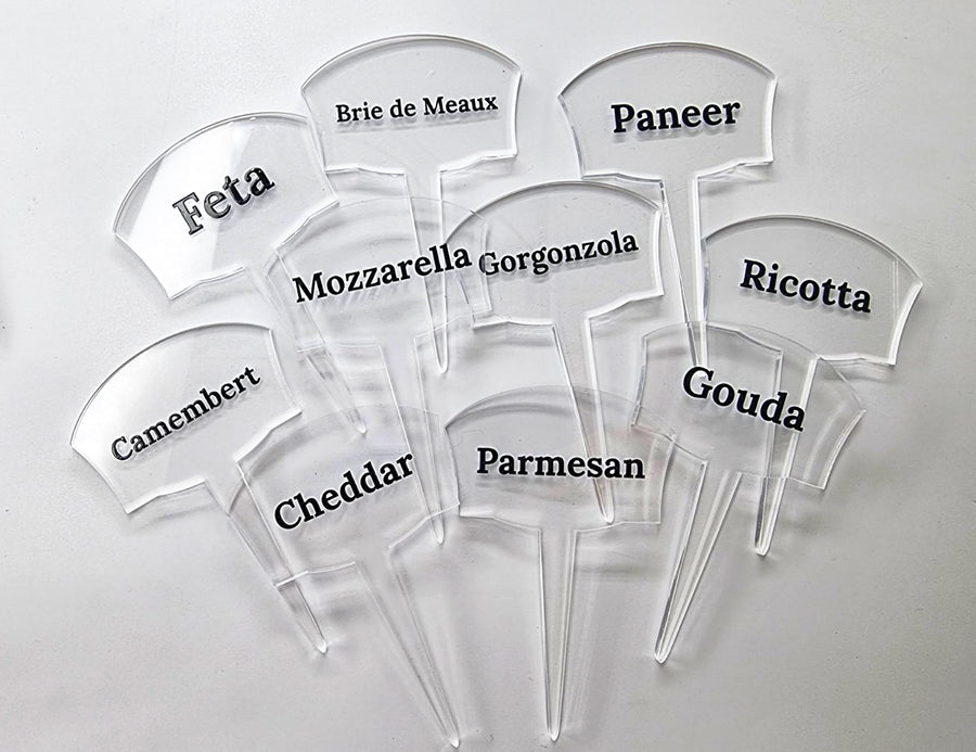 36 pcs Cheese Markers, Labels Food Tags, Cheese Tags, Food Flavor Mark
