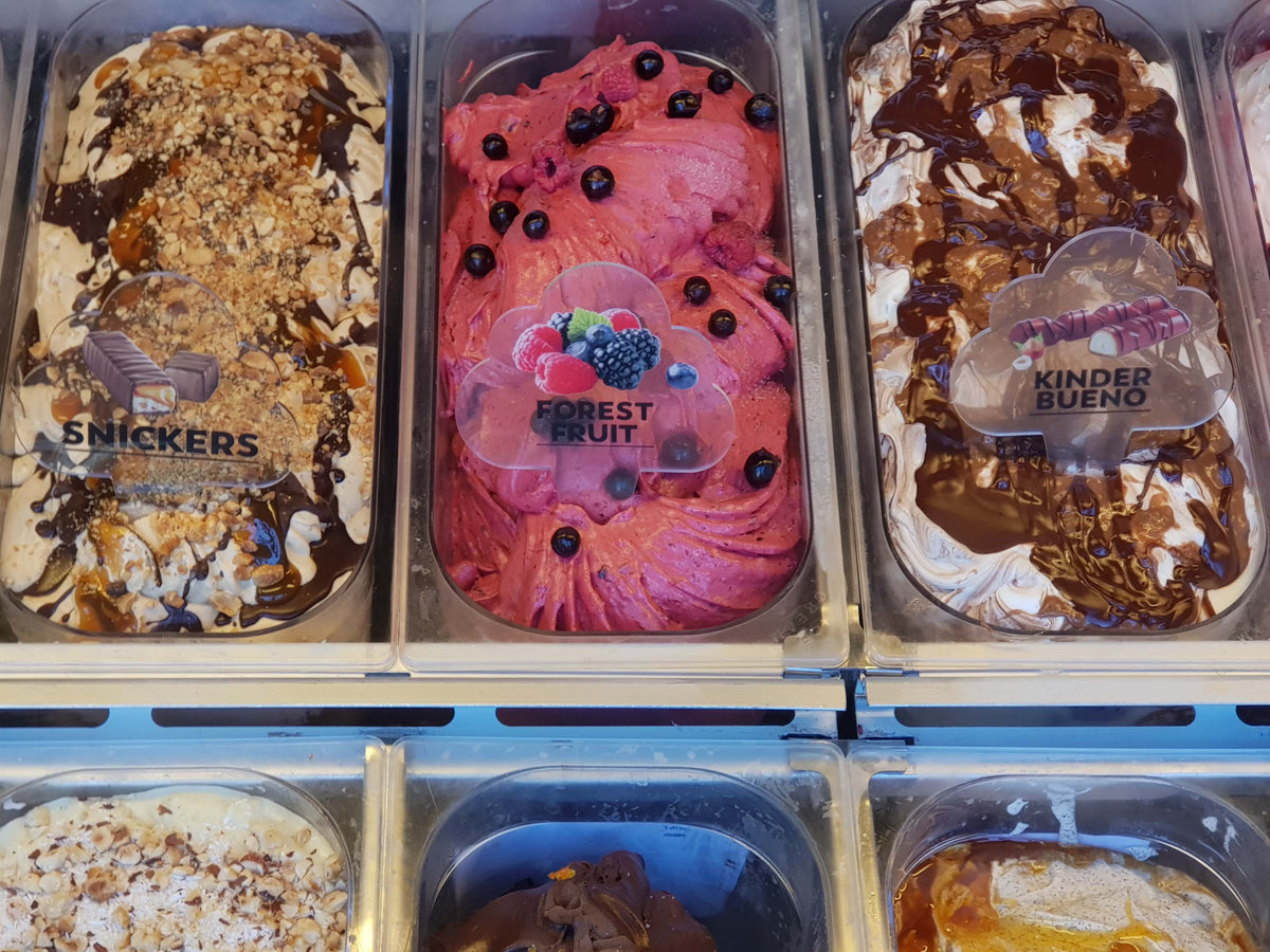 40 pcs Gelato Flavor Markers, Ice Cream Labels, Flavor Tags,Gelato Sti