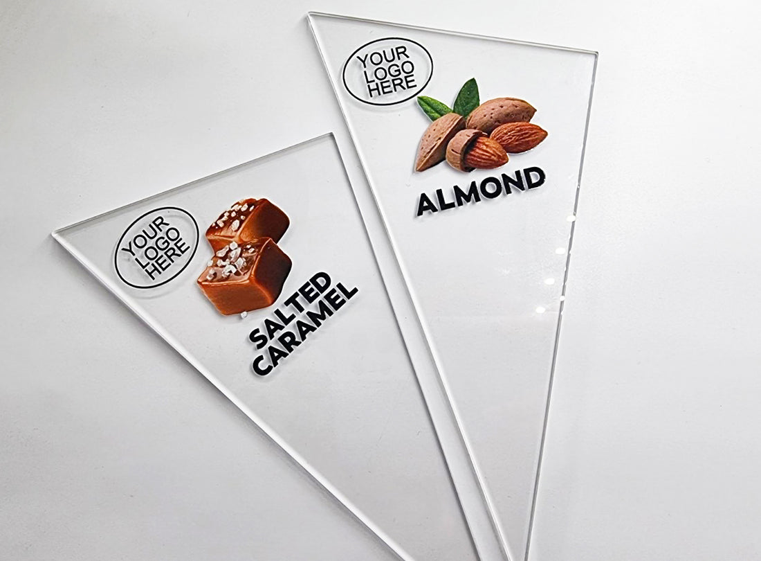 23 pcs Gelato Flavor Markers, Ice Cream Flavor Signs Labels, Tags, Gel