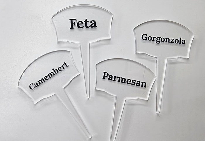36 pcs Cheese Markers, Labels Food Tags, Cheese Tags, Food Flavor Mark