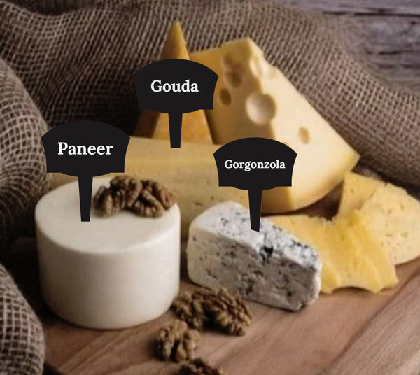 112 pcs Bakery Markers, Labels Food Tags, Cheese Tags, Croissant Flavo