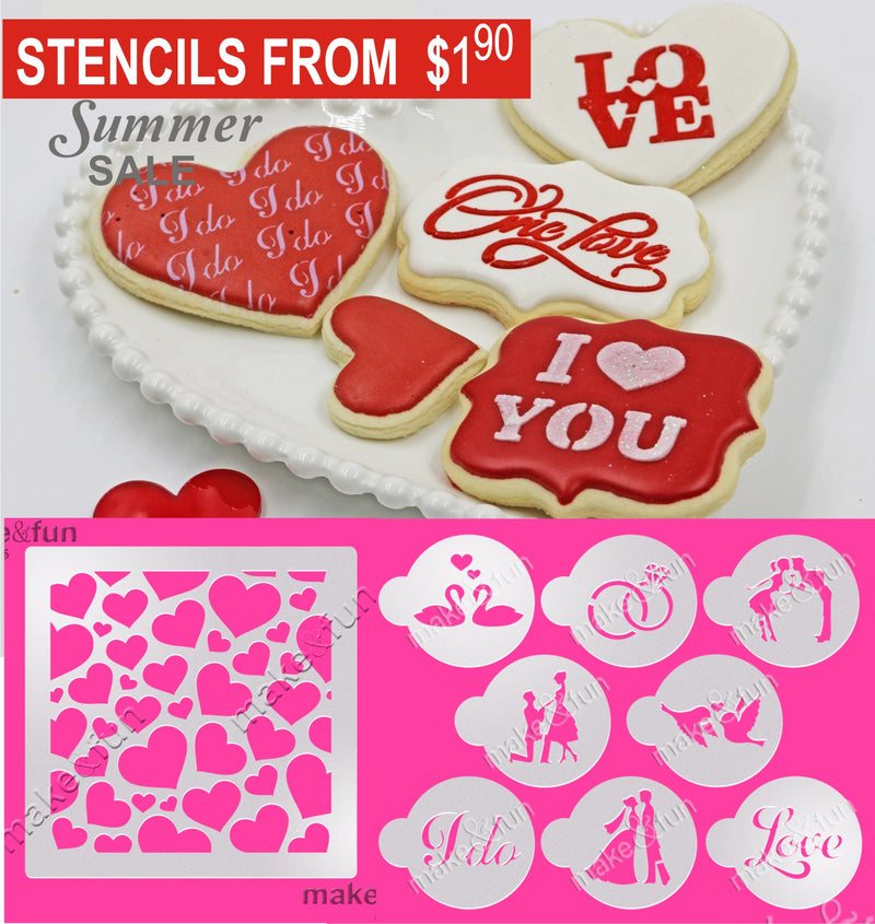 3 Piece Stencil set, Snowman Stencil|Fellmuster Schablonen, Airbrush u