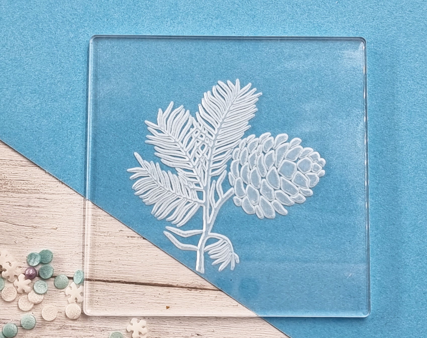Acorn Fondant Embosser Stamp, Cookie|Designer Fondant Embosser Stamp