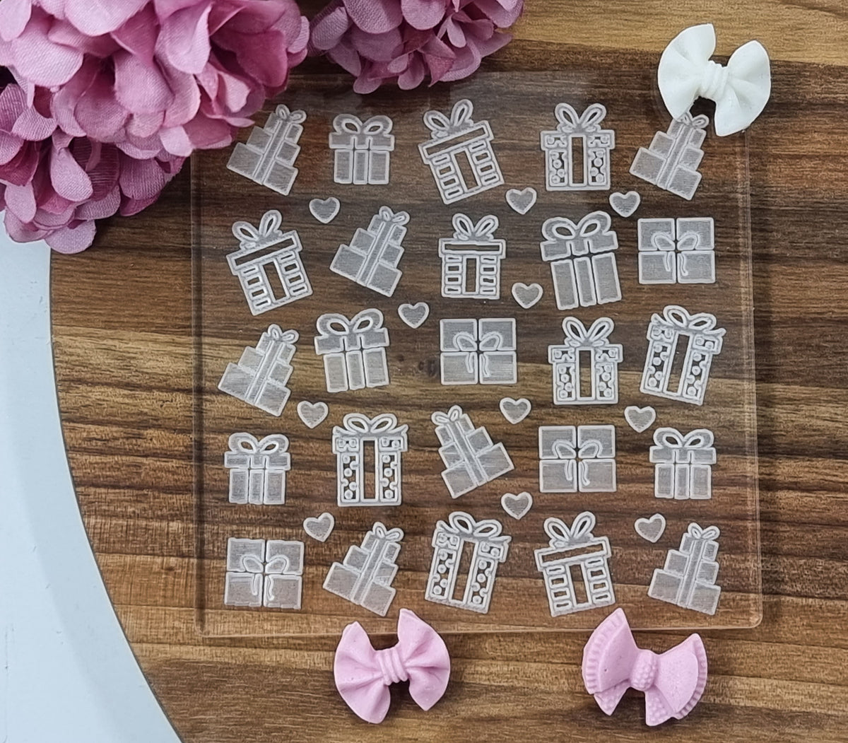 BirthdayPresent patern Stamp|Designer Fondant Embosser Stamp