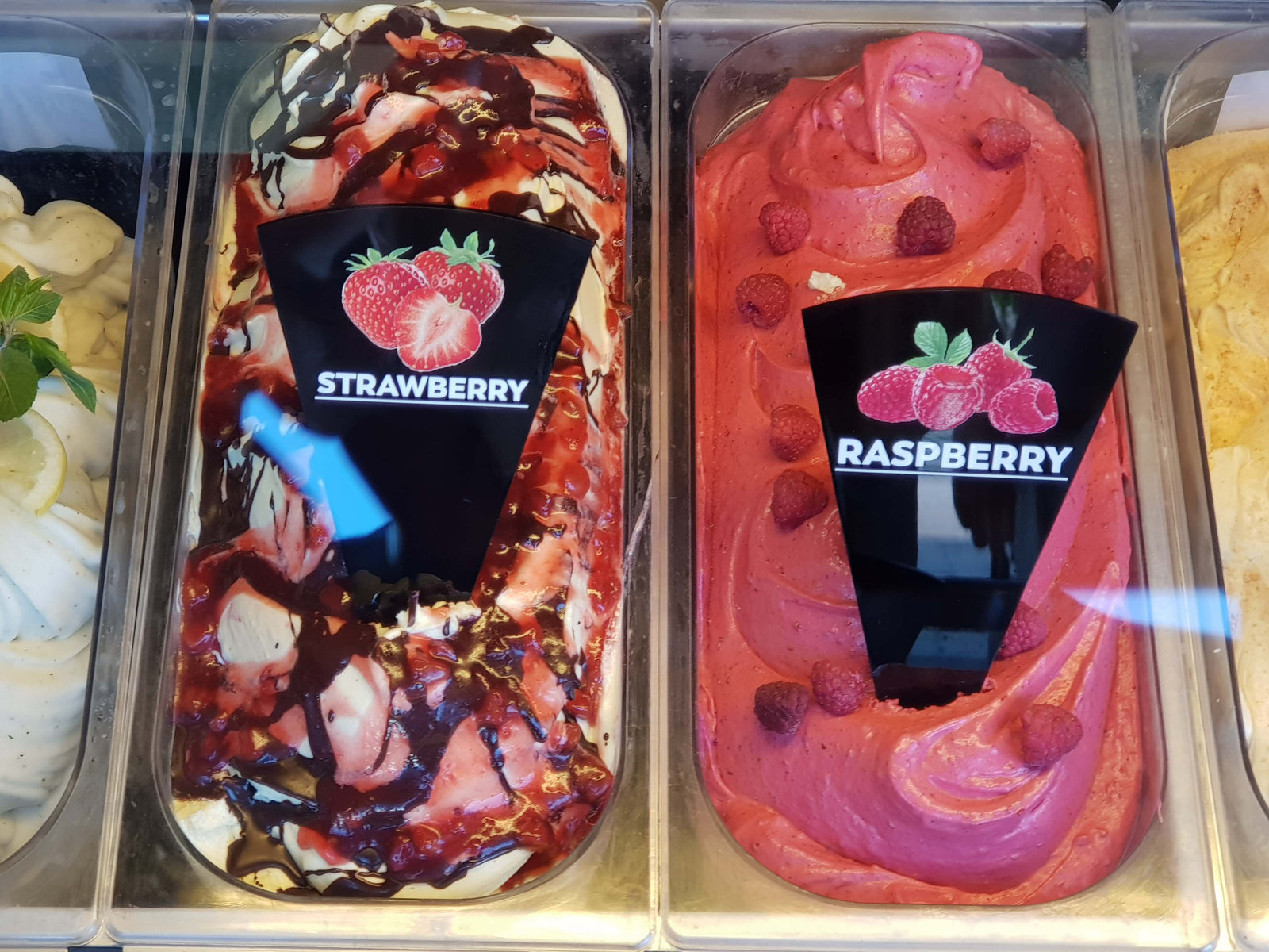 56 pcs Gelato Flavor Markers, Flavor Signs Labels, Flavor Tags,Gelato