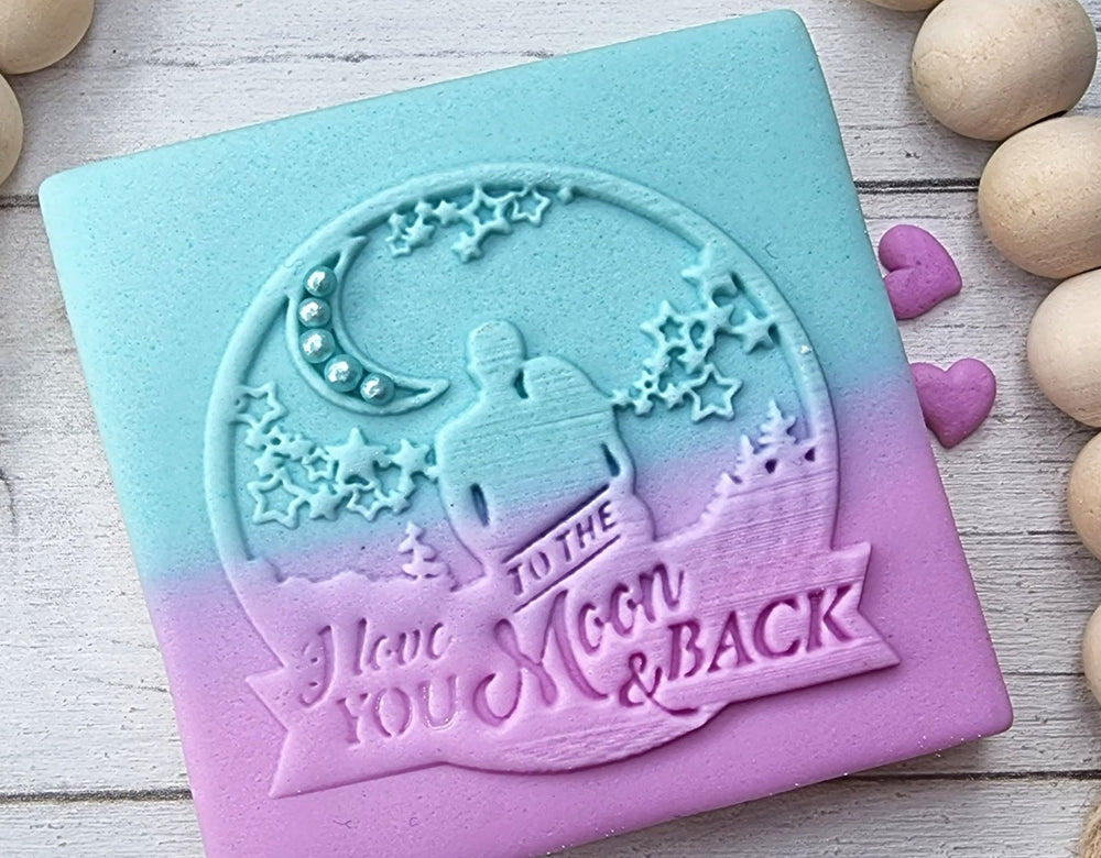 Moon Fondant Embosser Stamp|Designer Fondant Embosser Stamp