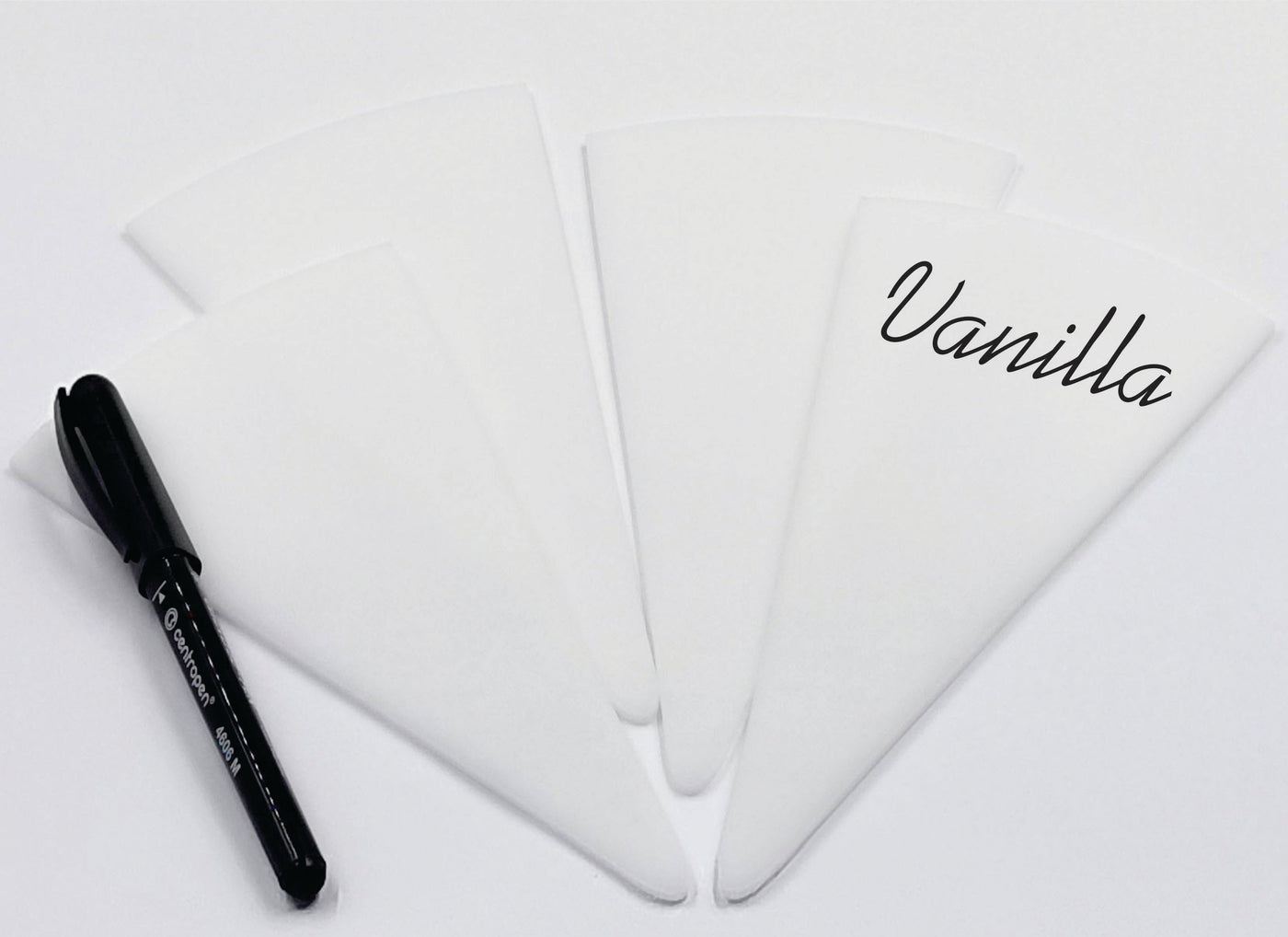 50 pcs Gelato Flavor Markers, Ice Cream Flavor Signs, Flavor Tags, Gel